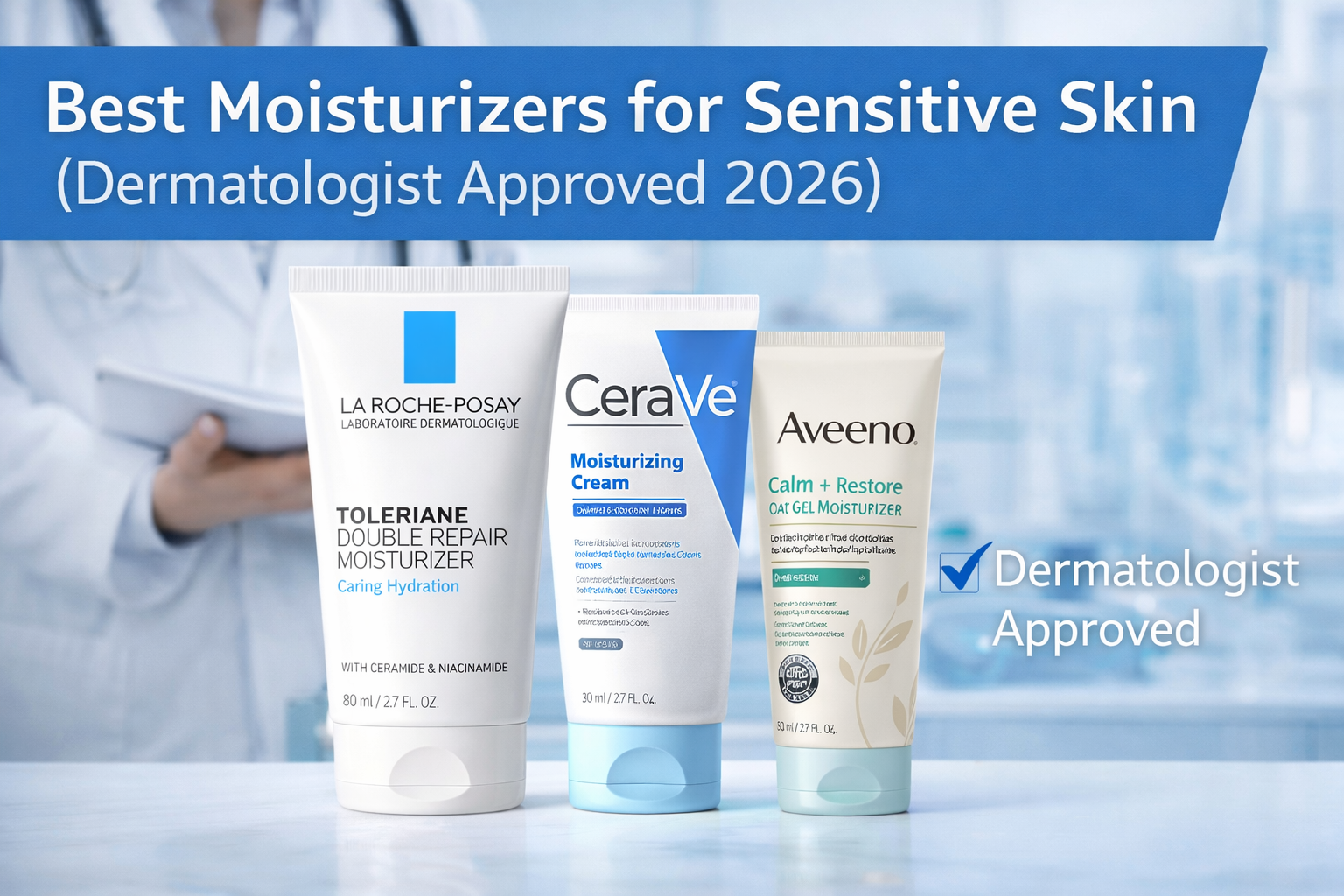 Best Moisturizers for Sensitive Skin (Dermatologist Approved – 2026 ...