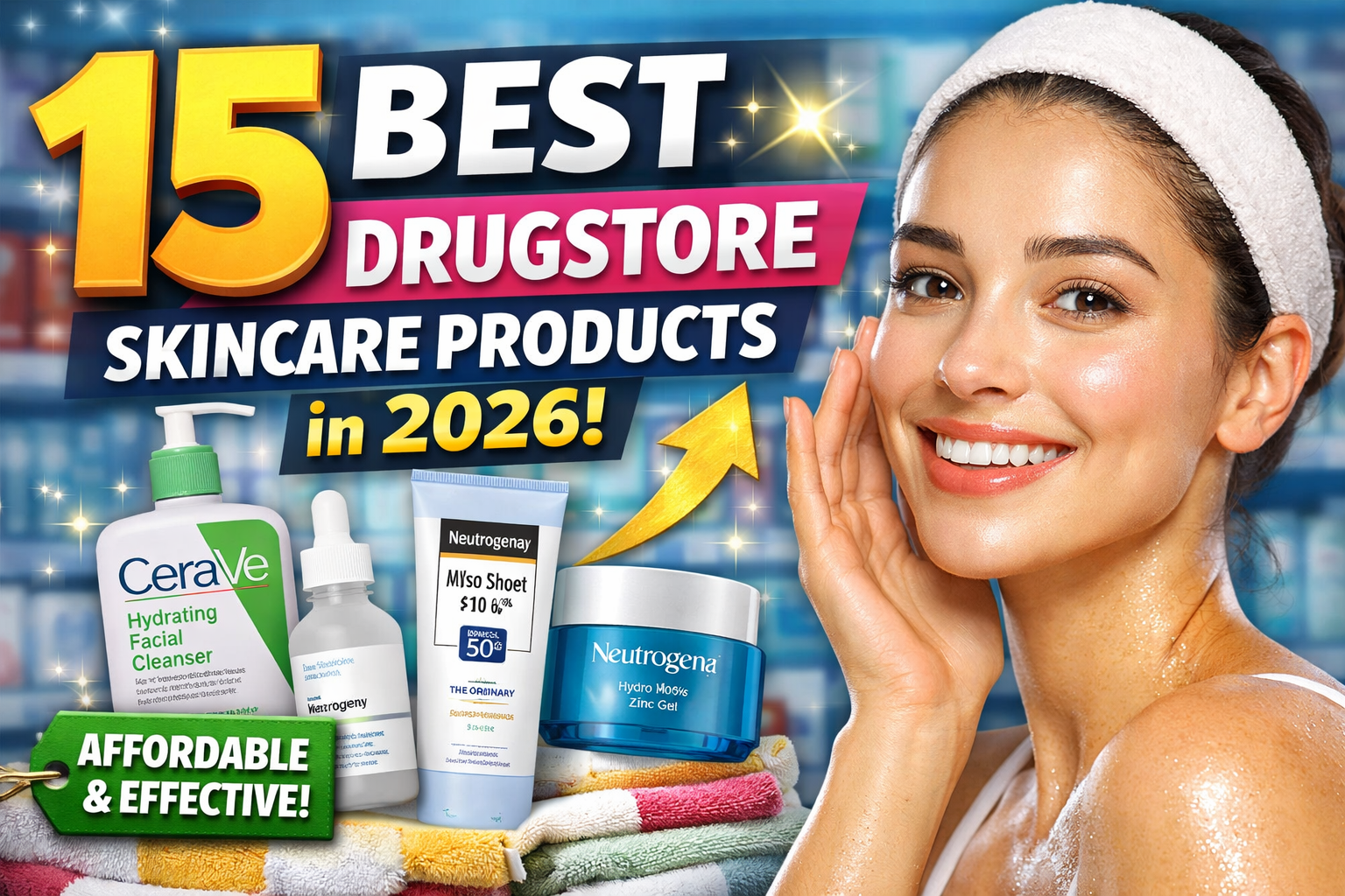15 Best Drugstore Skincare Products in 2026 (Affordable & Actually ...